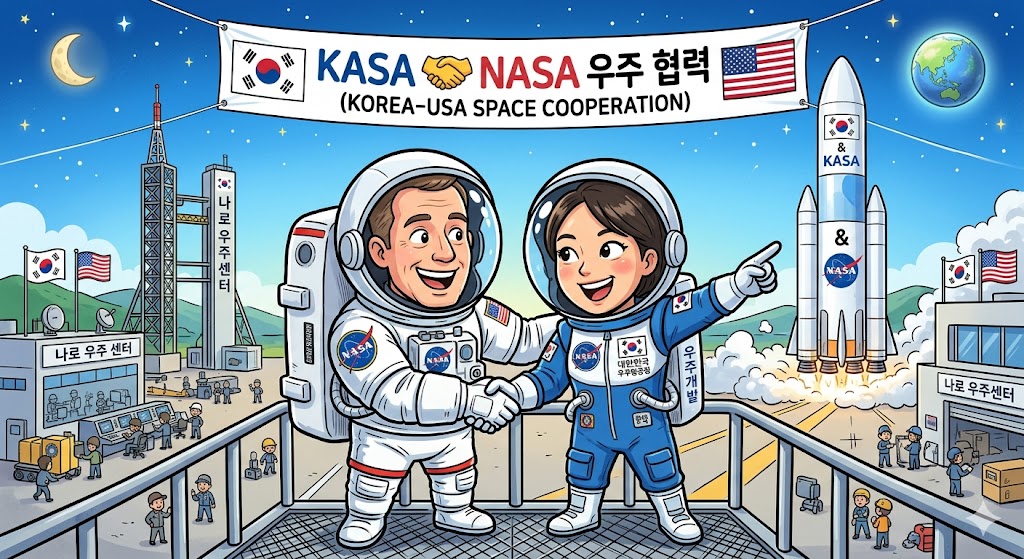 우주청-NASA, ‘아르테미스’ 실질 협력 가속화… 한미 우주 동맹 이정표 세워